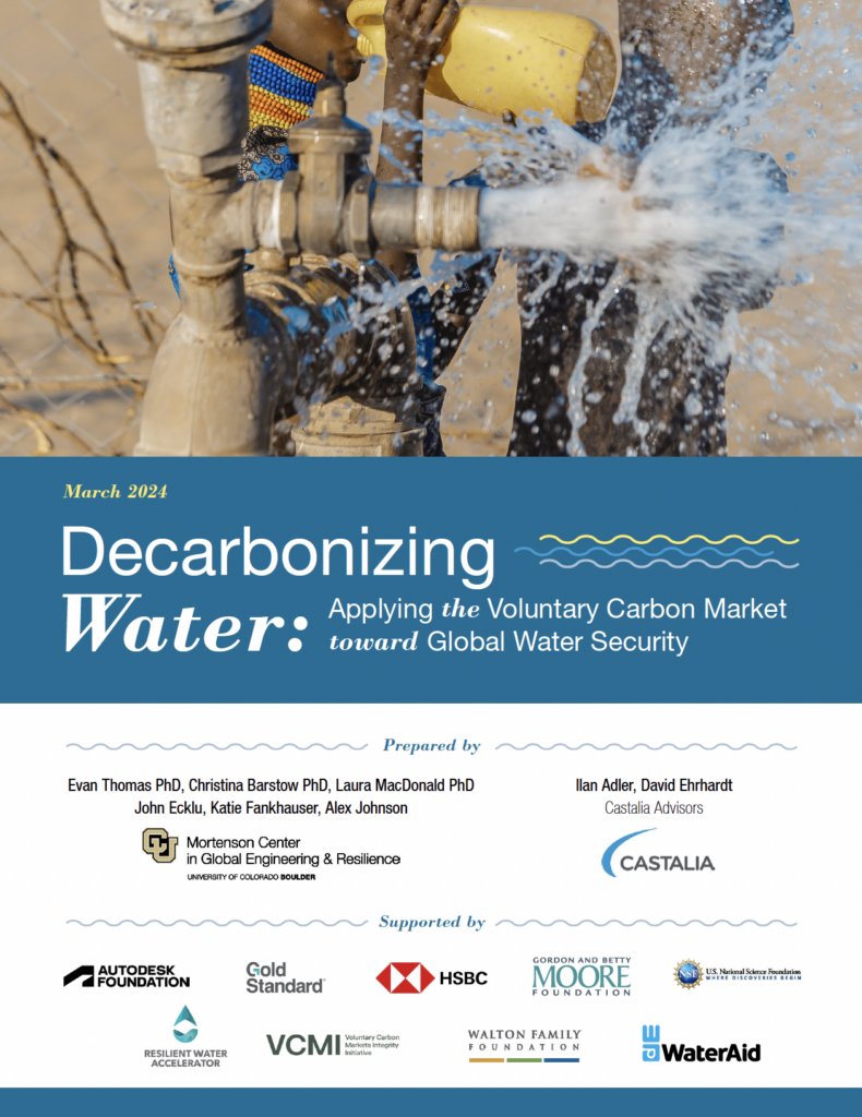 Decarbonizing Water: Applying the Voluntary Carbon Market toward Global Water Security | Global ...
